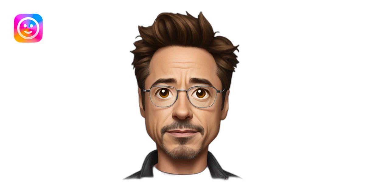 Robert Downey junior emoji | AI Emoji Generator