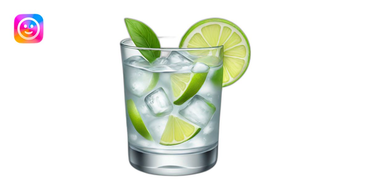 Gin tonic emoji | AI Emoji Generator