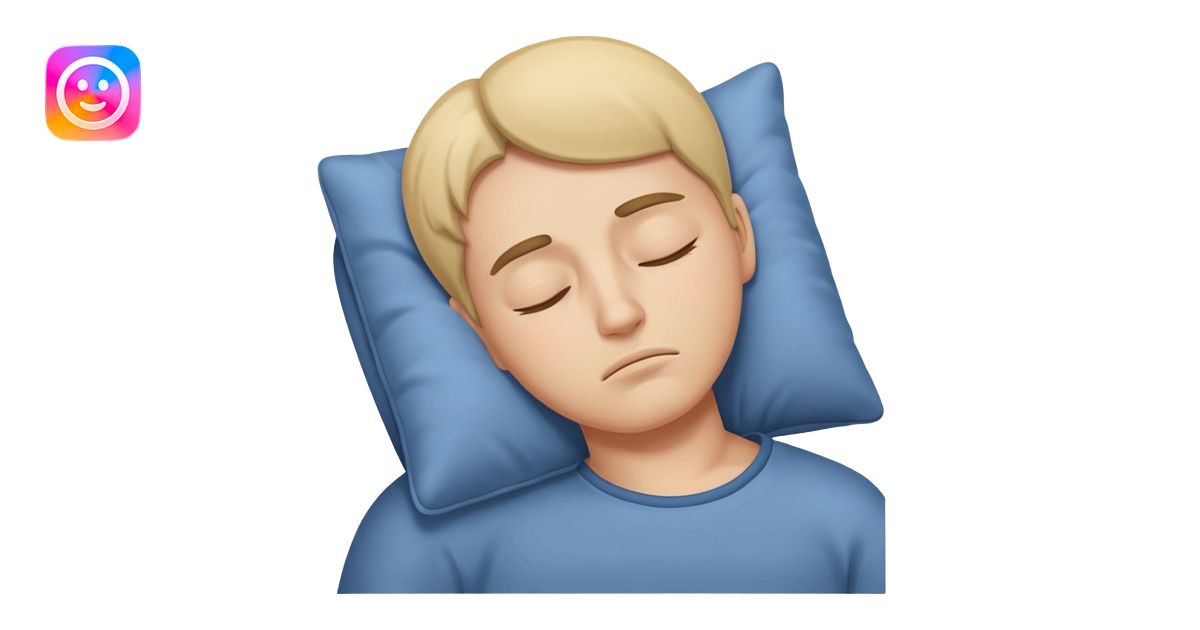 Sleepy Character zzz emoji | AI Emoji Generator