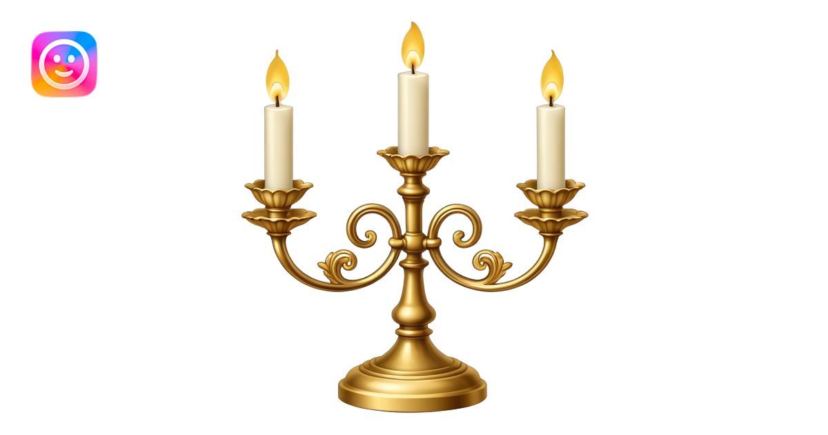 single candelabra with lid candle emoji | AI Emoji Generator
