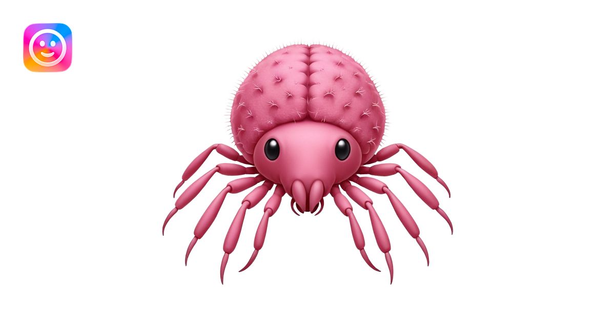 pink dust mites emoji | AI Emoji Generator