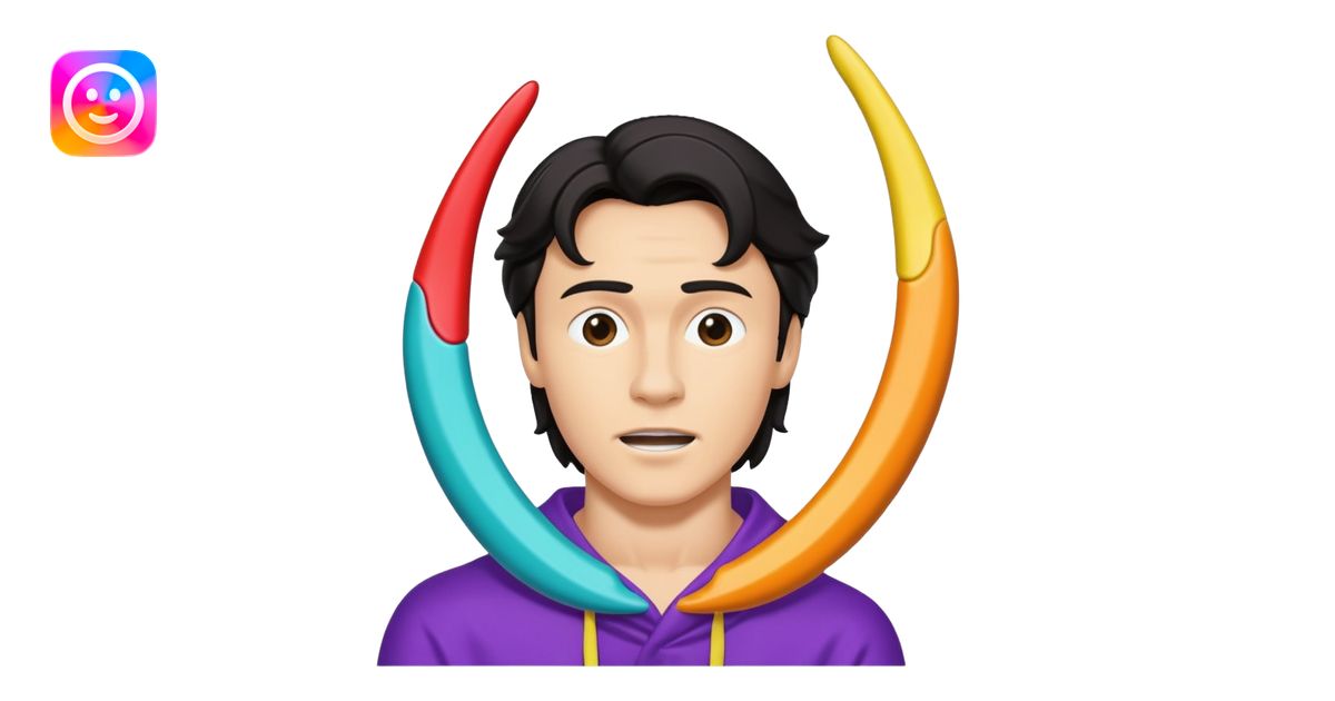 A vynil of Conan Gray wishbone emoji | AI Emoji Generator
