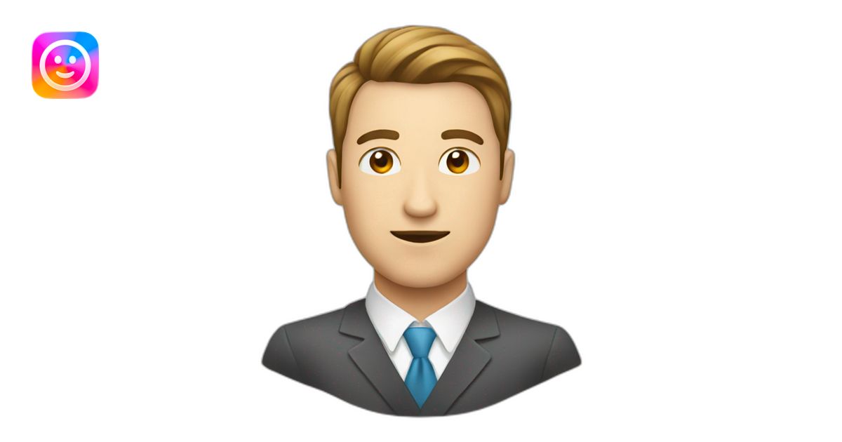 man Improvement chart symbol emoji | AI Emoji Generator