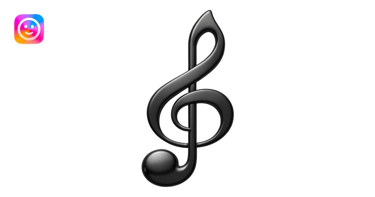 black music note emoji | AI Emoji Generator