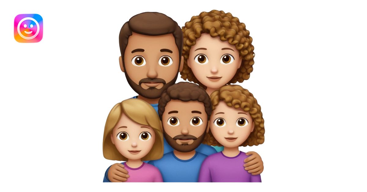 Brown dad with a short straight hair cut and stubble beard with his two ...