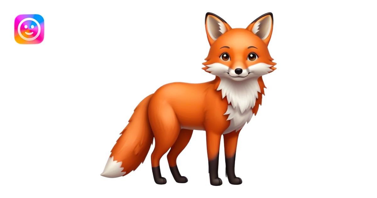 Fox emoji | AI Emoji Generator