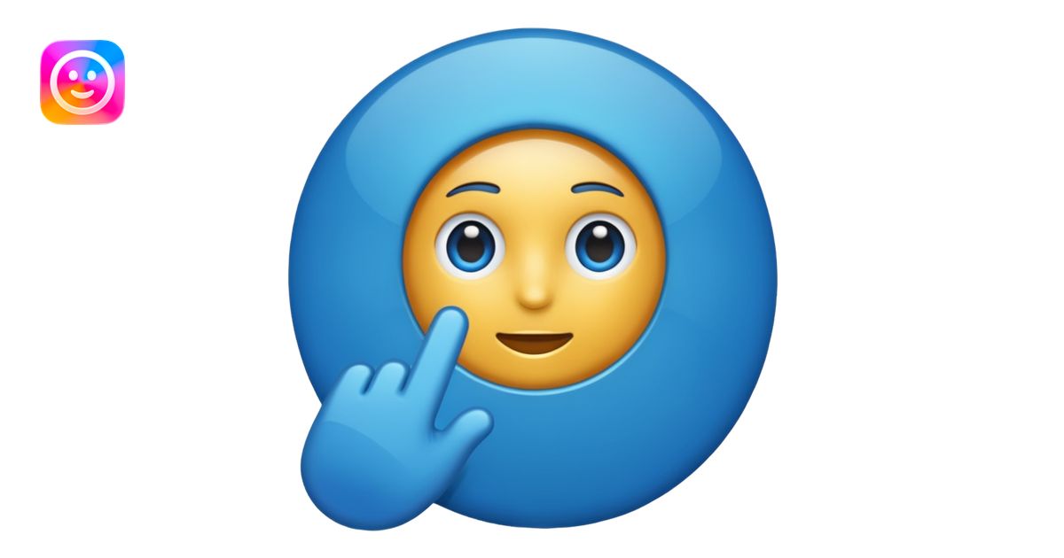 Mavi tik emoji | AI Emoji Generator