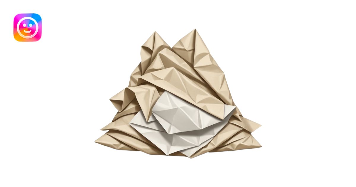 Papel arrugado emoji | AI Emoji Generator