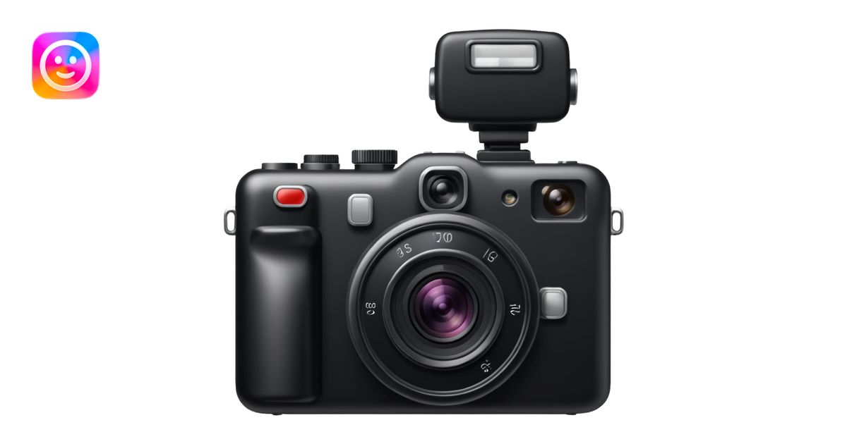 Camera clicking images with beautiful moments emoji | AI Emoji Generator