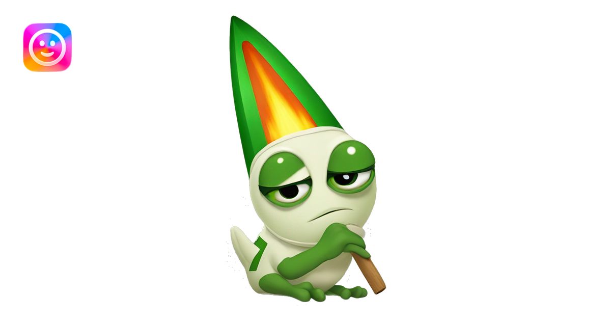 pepe with rocket emoji | AI Emoji Generator