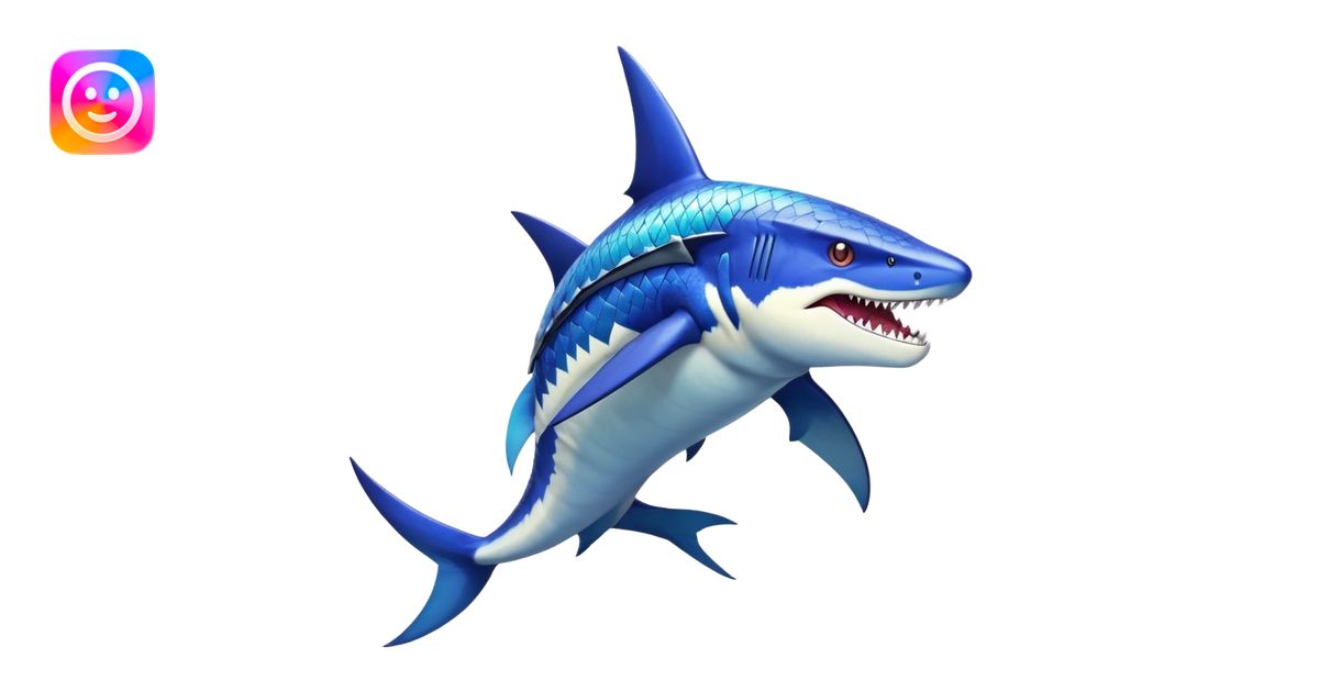 Shiny Exotic Colorful epic Sharpedo-Garchomp-Koraidon-Fakémon-hybrid ...