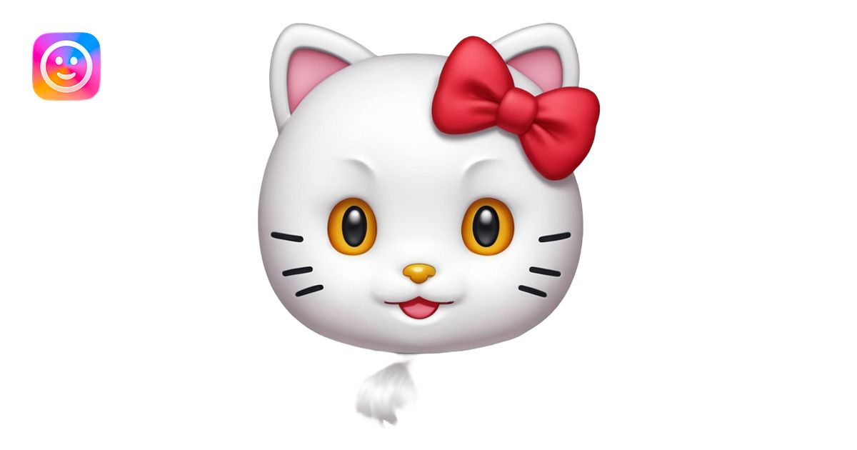 Hello kitty emoji | AI Emoji Generator