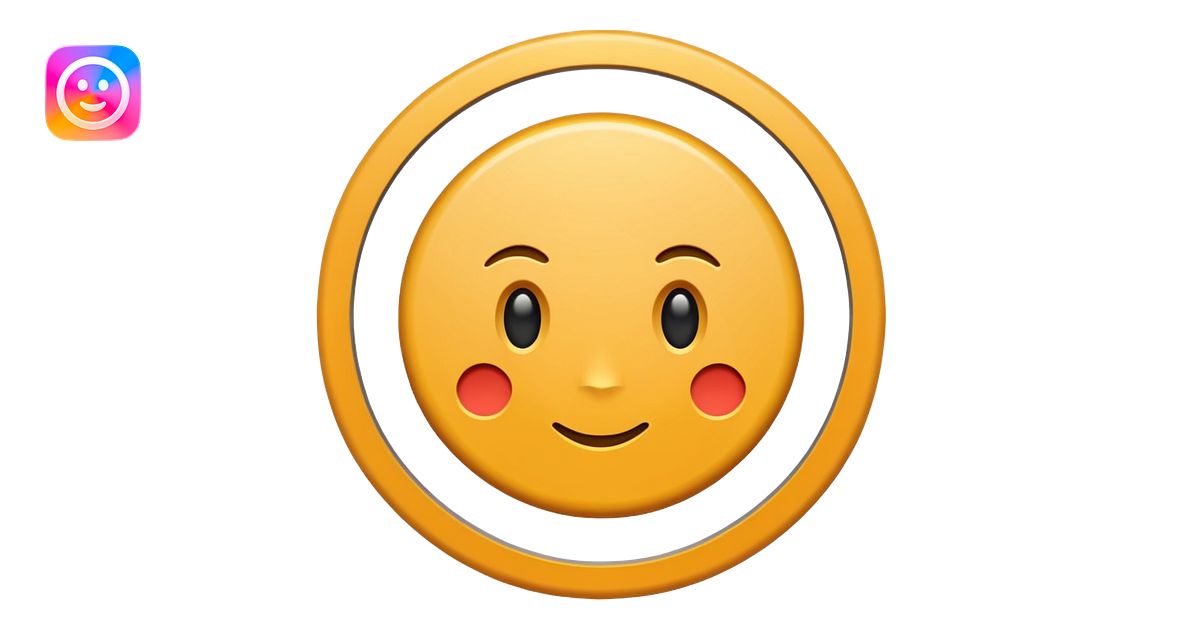 Round design emoji | AI Emoji Generator