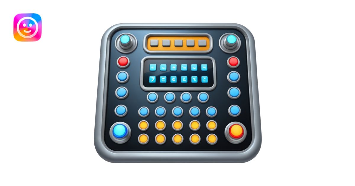 Control Panel of a big space ship emoji | AI Emoji Generator