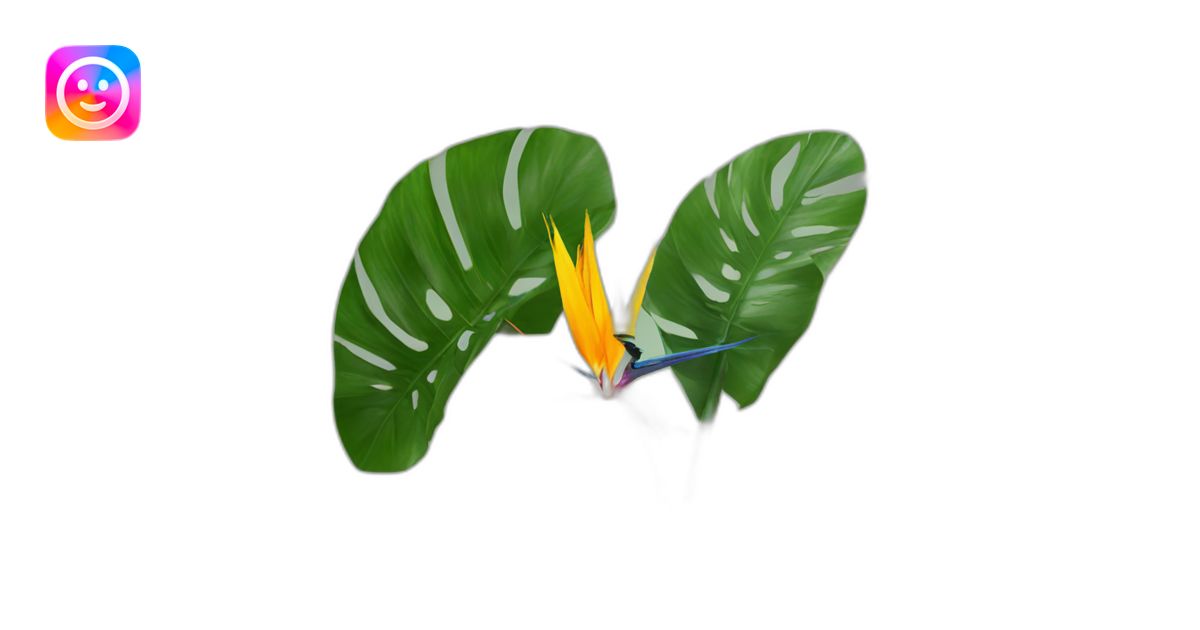 Plant birds of paradise emoji | AI Emoji Generator