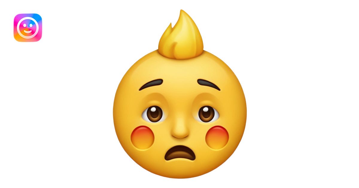 upset but still celebrating emoji | AI Emoji Generator