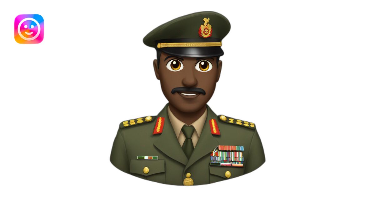 Sudan army general burhan emoji | AI Emoji Generator