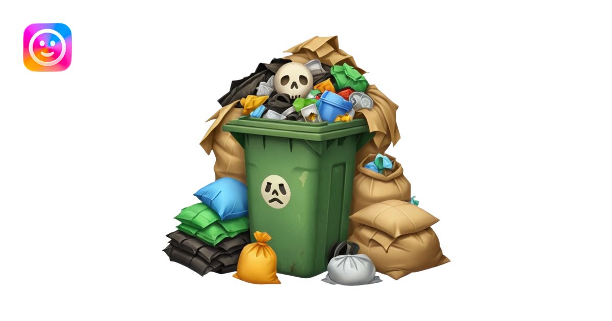 Garbage Trash emoji | AI Emoji Generator