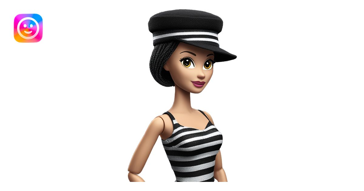 Bouclé Beauty Barbie, 1965 Wednesday Addams from academy, in dark-gray ...