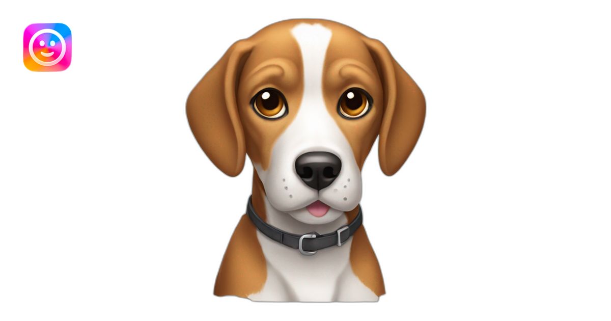 Chien beagle emoji | AI Emoji Generator