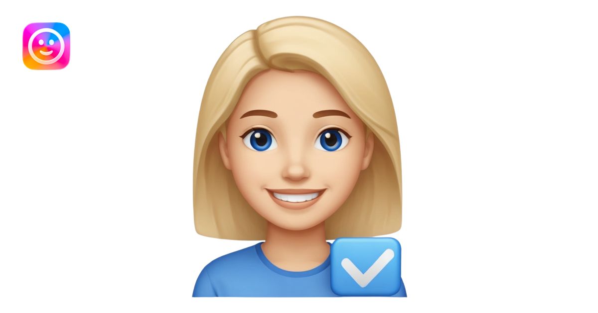Mavi tik tiktok emoji | AI Emoji Generator