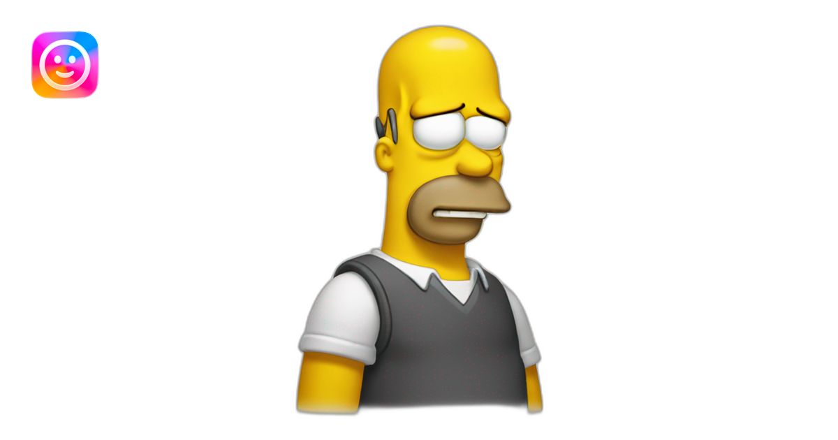 homer fading emoji | AI Emoji Generator
