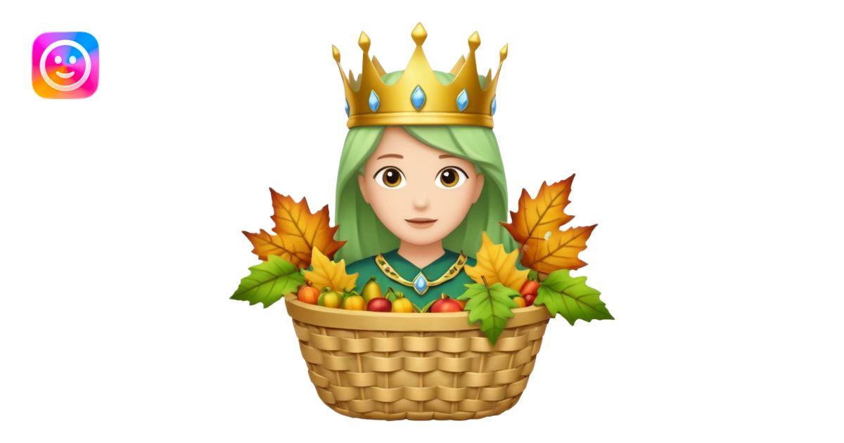 Breeze + leaf basket,Sky Gardener. emoji | AI Emoji Generator