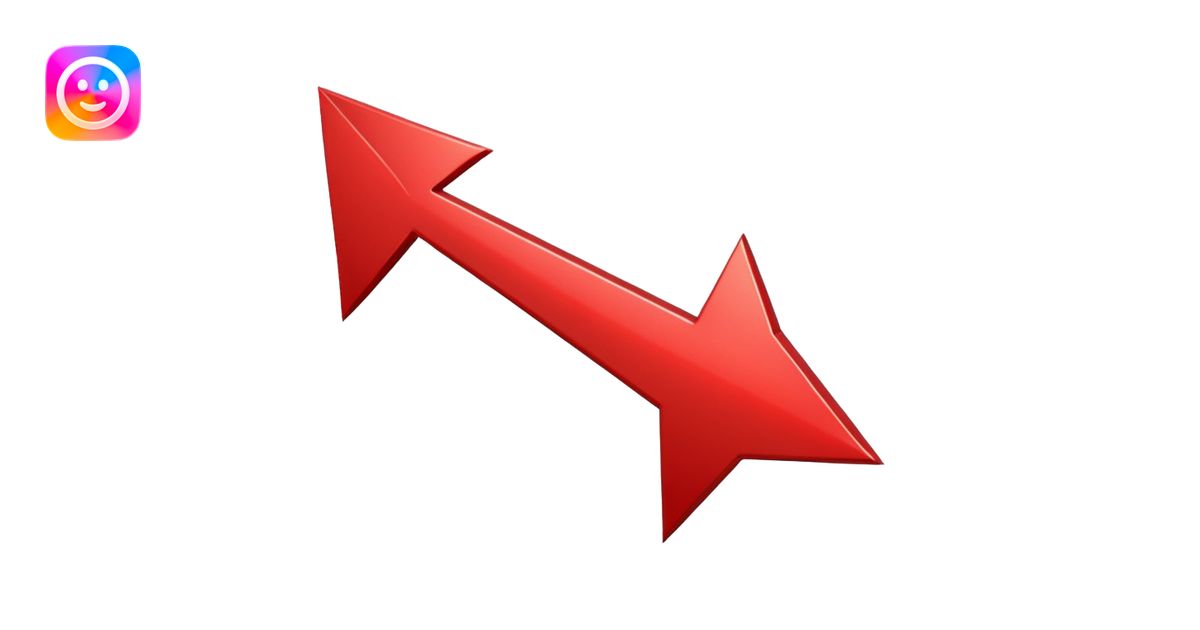 big red arrow emoji | AI Emoji Generator
