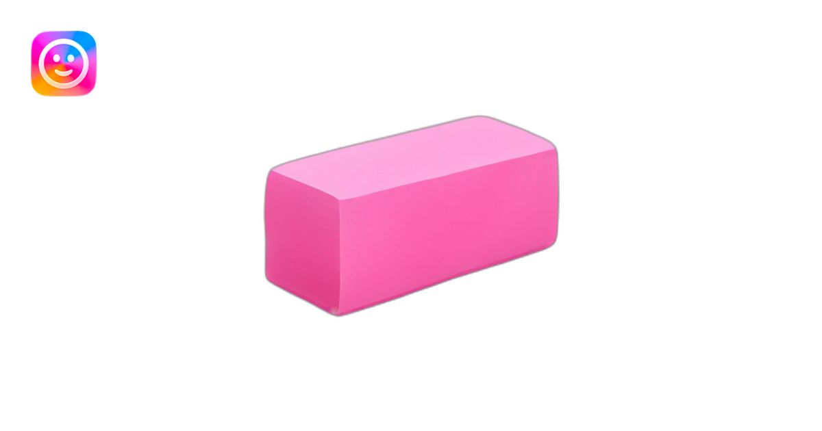 pink Eraser emoji | AI Emoji Generator