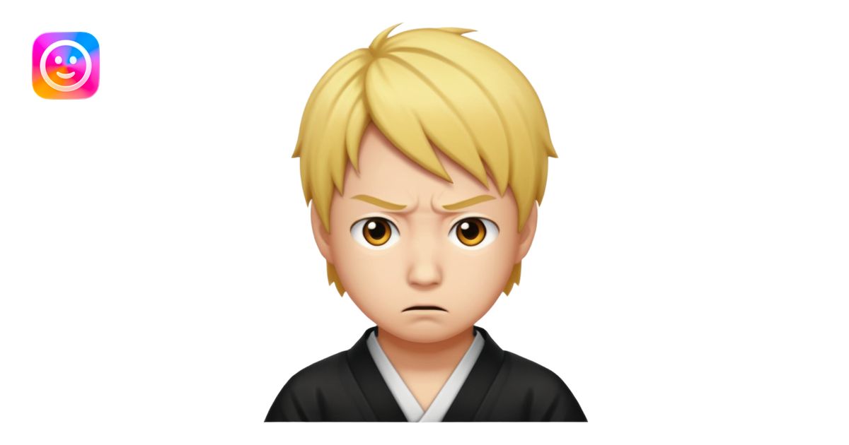 Zenitsu Agatsuma Annoyed emoji | AI Emoji Generator