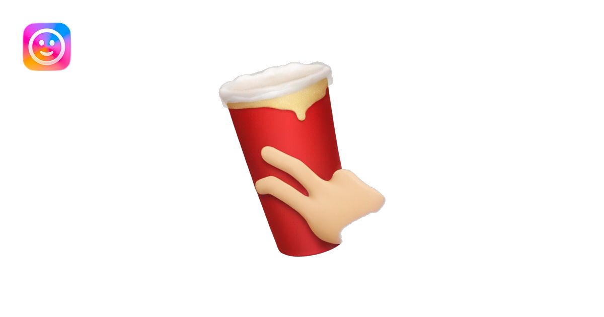 one red cup beer emoji | AI Emoji Generator