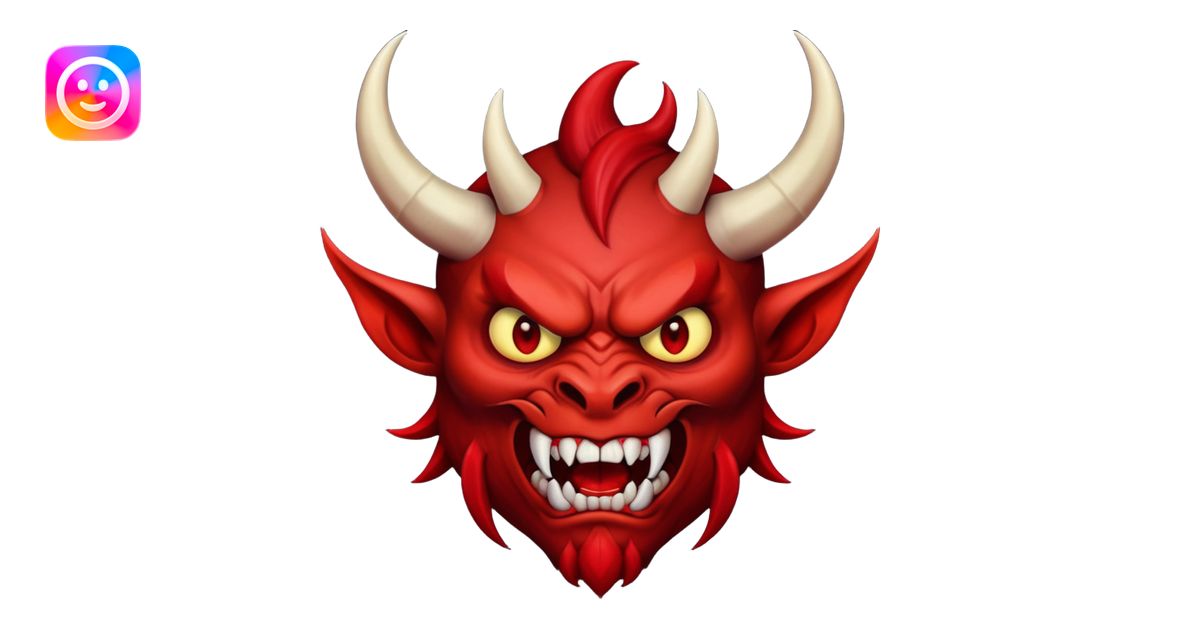 demon emoji | AI Emoji Generator