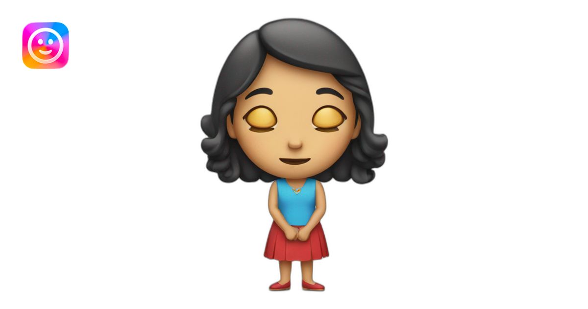 bowing lady emoji | AI Emoji Generator