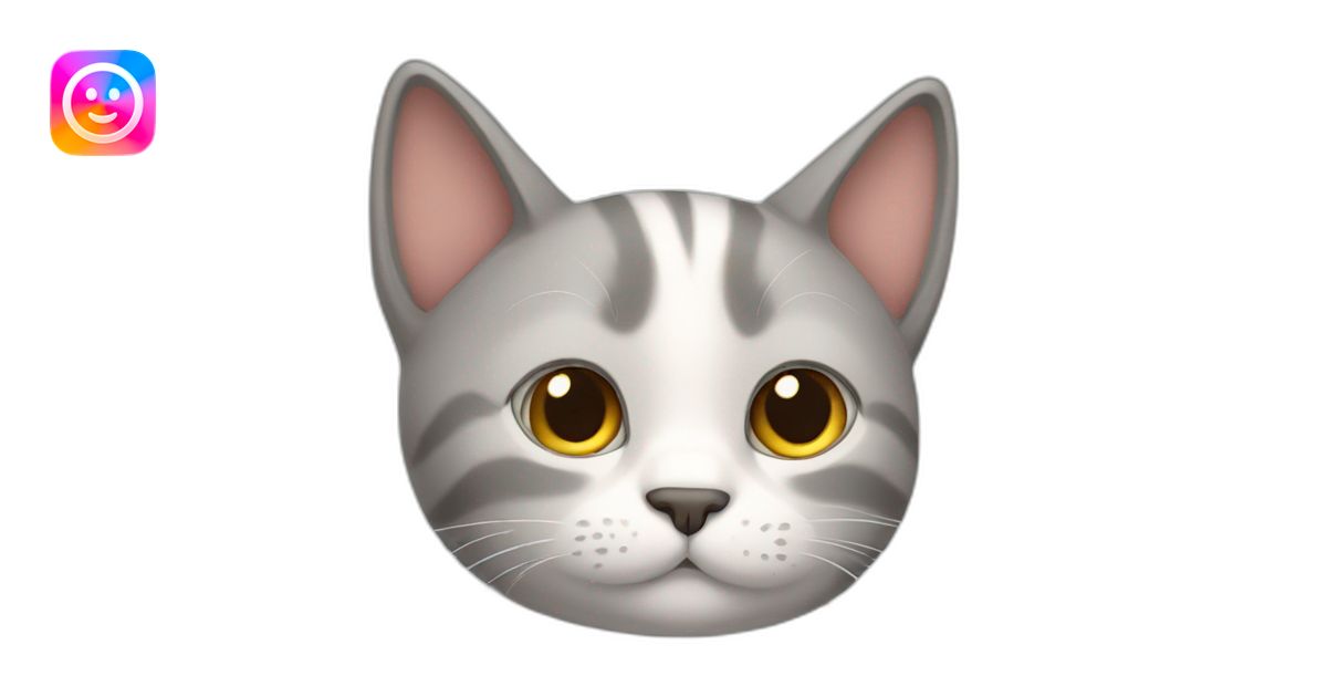 shy cat emoji | AI Emoji Generator