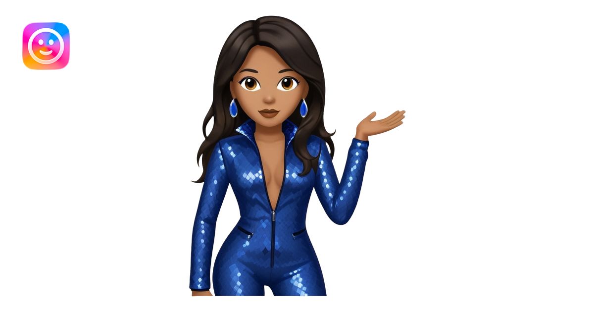 Monica, R&B Singer with long dark brown hair, dark blue sequin outfit ...