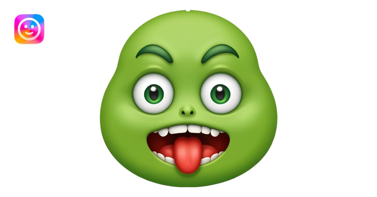 Evil greedy hungry salivating emoji emoji | AI Emoji Generator