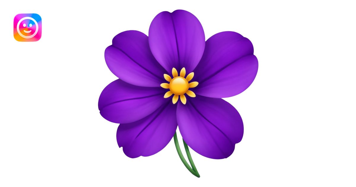 Violet emoji | AI Emoji Generator