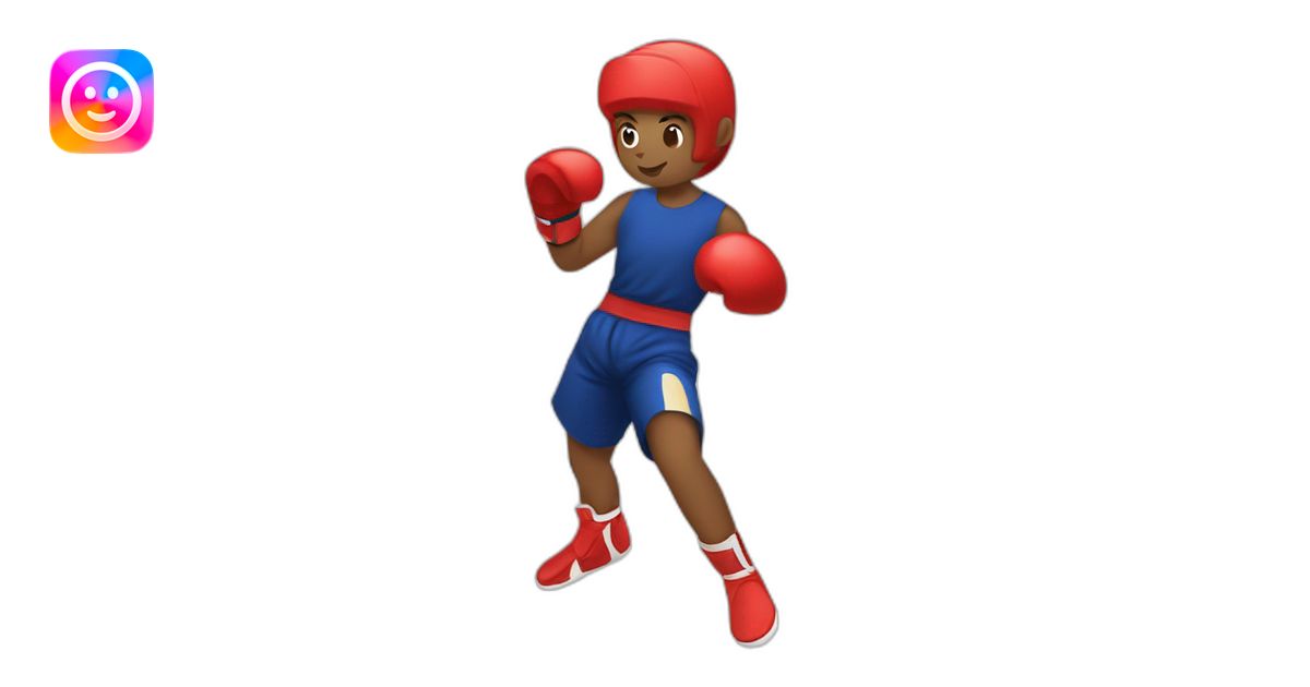 kickboxing high kick emoji | AI Emoji Generator
