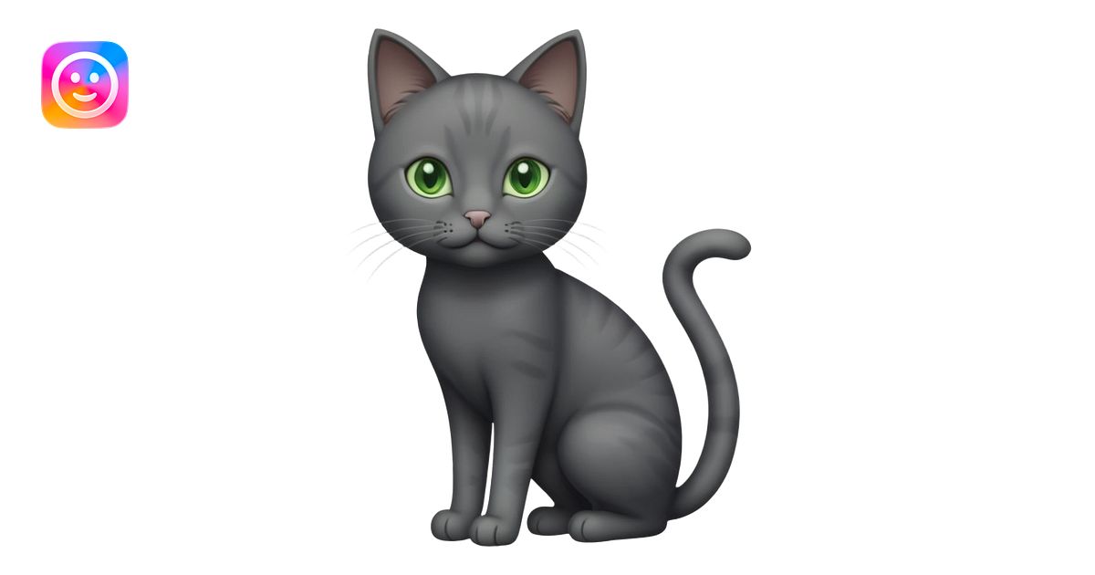 full body solid dark grey cat with green eyes and white paws and ...