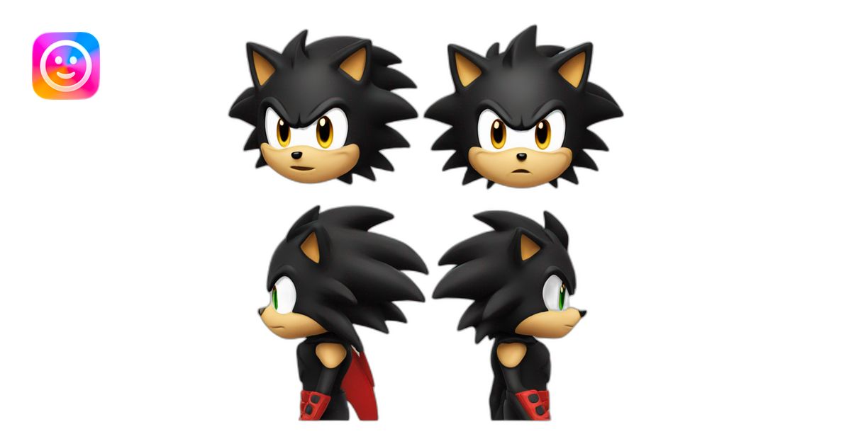 shadow the hedgehog emoji | AI Emoji Generator