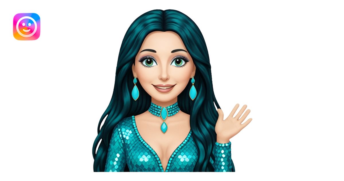 Cher, Goddess of Pop from Famous People with long jet black hair ...