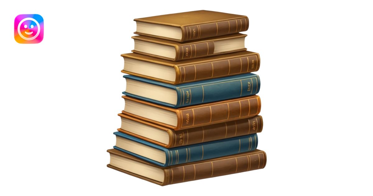 Books emoji | AI Emoji Generator