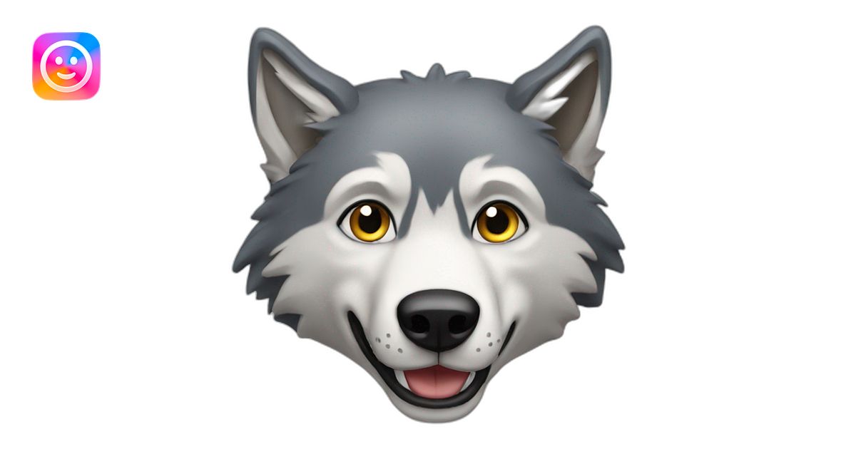 Loup emoji | AI Emoji Generator