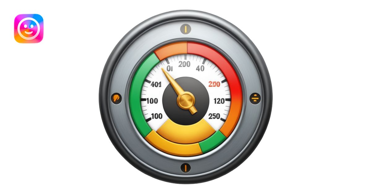 progress tracker circular gauge emoji | AI Emoji Generator