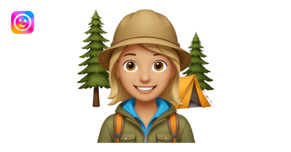 People who are going camping should wear a camping outfit emoji | AI ...