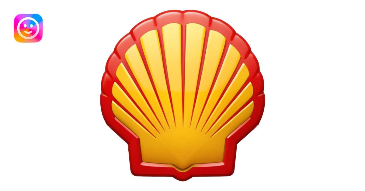 Shell logo gasoline emoji | AI Emoji Generator