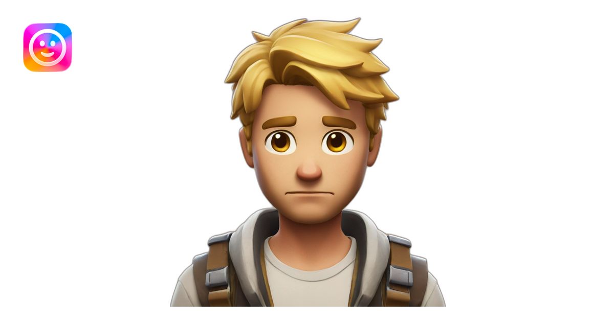 fortnite sad jonesy emoji | AI Emoji Generator