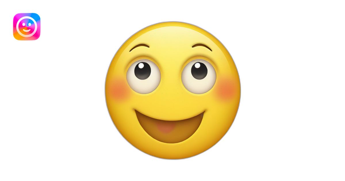 Smiling face with smiling eye and three heart emoji | AI Emoji Generator