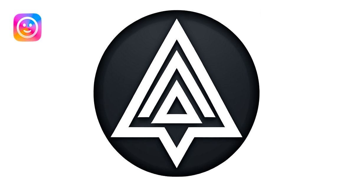 alan walker logo (inverted V and W intersepte) emoji | AI Emoji Generator