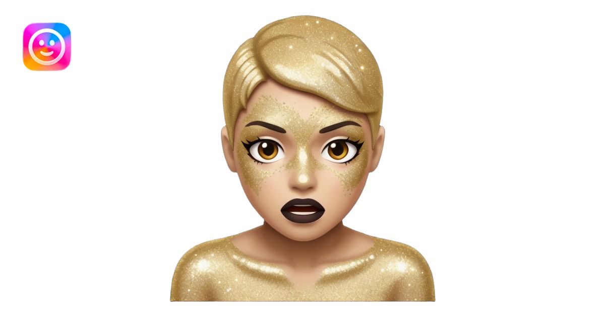 glitter killer attack emoji | AI Emoji Generator